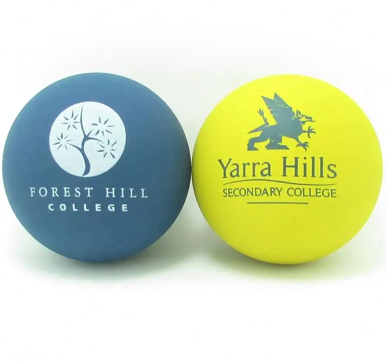 Custom Promotional Hollow High Bouncy Ball Racquetball For Handball ...