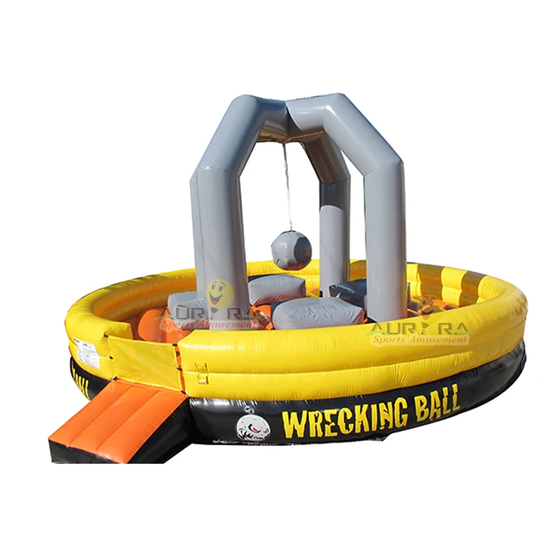 Inflatable Human Demolition Zone Inflatable Wrecking Ball Game Human ...