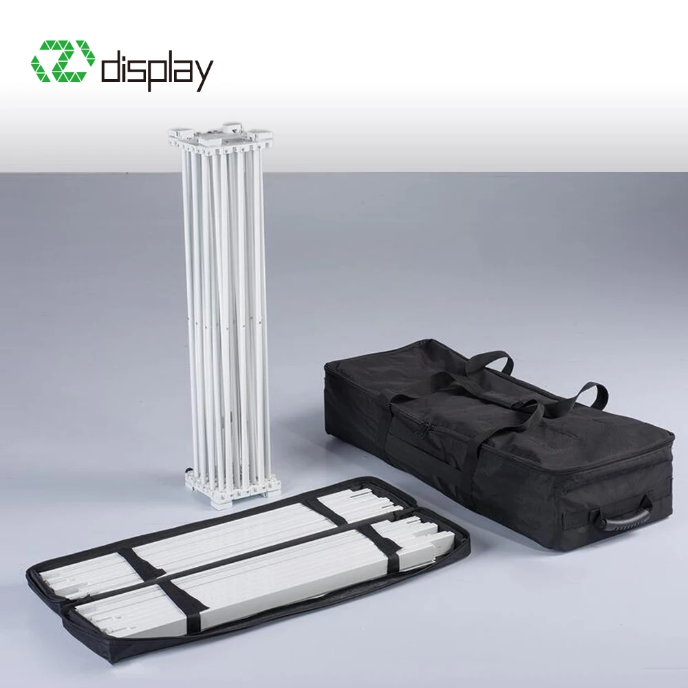 Custom Foldable 8ft Tension Fabric Tension Backlit Aluminum Frame Led ...