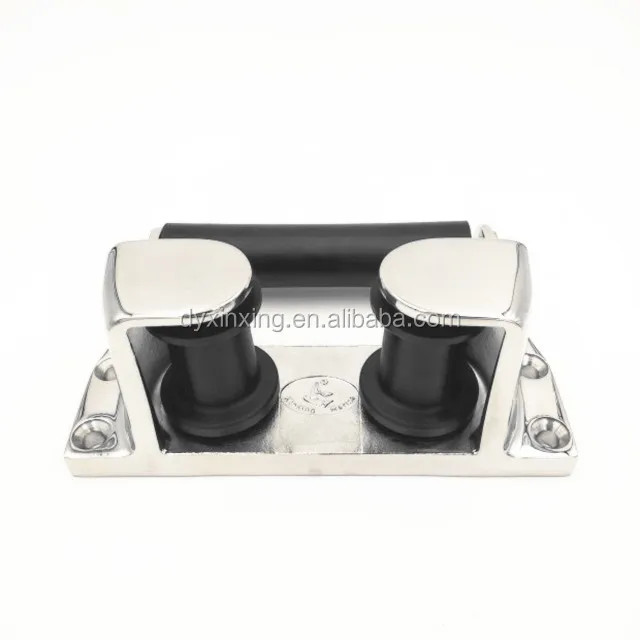 Stainless Steel Boat Bow Fairlead Roller Chock Wheel Marine Cleat ...