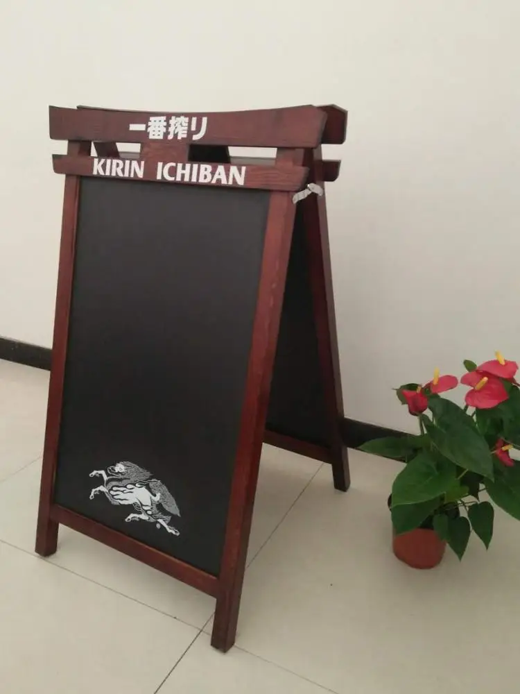 Custom Outdoor Decor Wooden A-Frame Signs Double-Sided Wooden ...