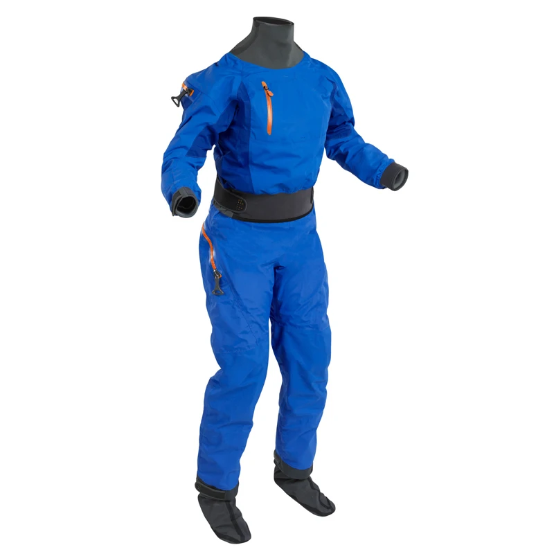 Wholesale Womens Back Zip Kayak Drysuit Latex Neck Gasket Dry Suit with ...