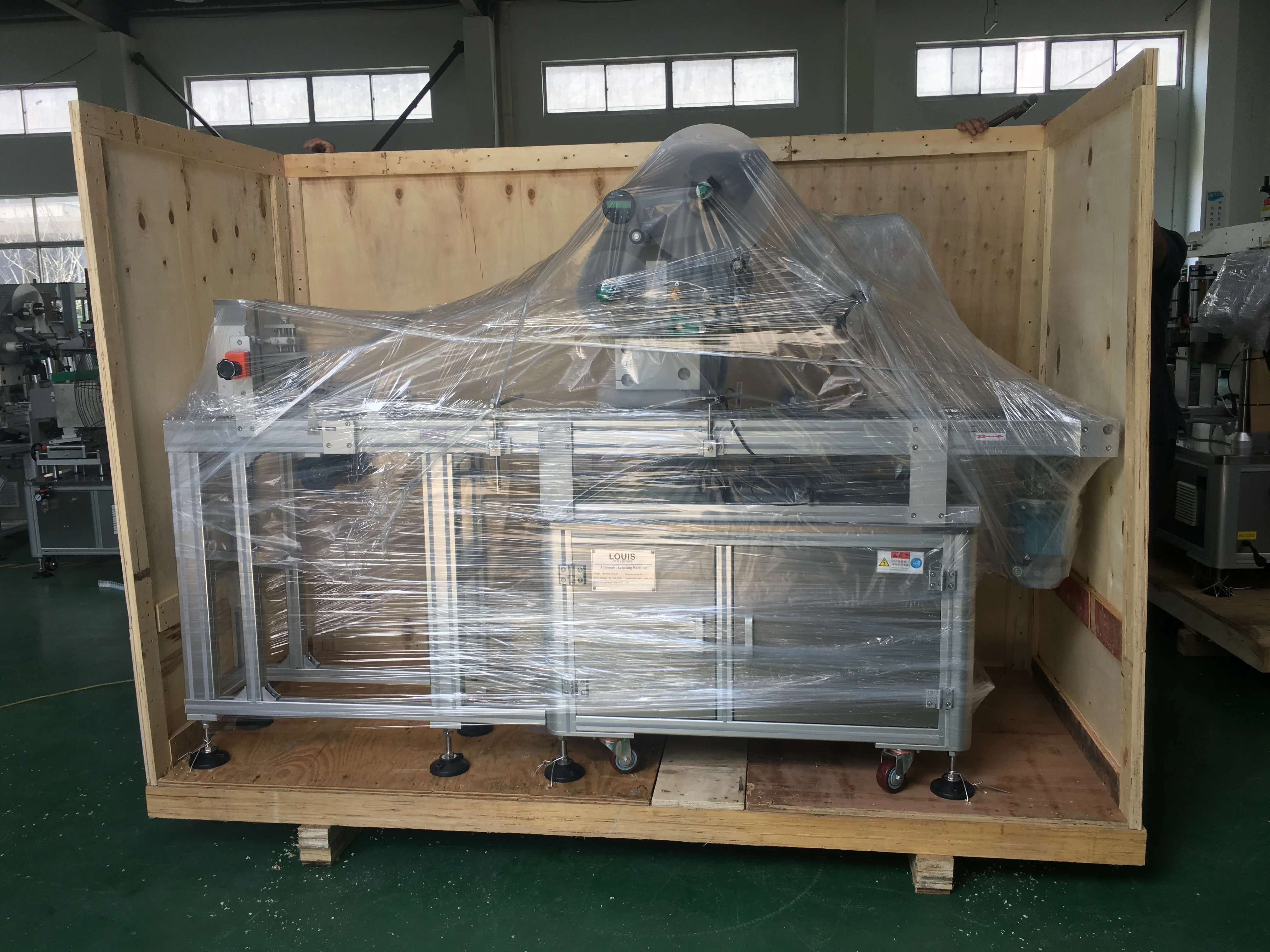 Deli Container Automatic Stainless Steel Labeling Machine Sticker With ...