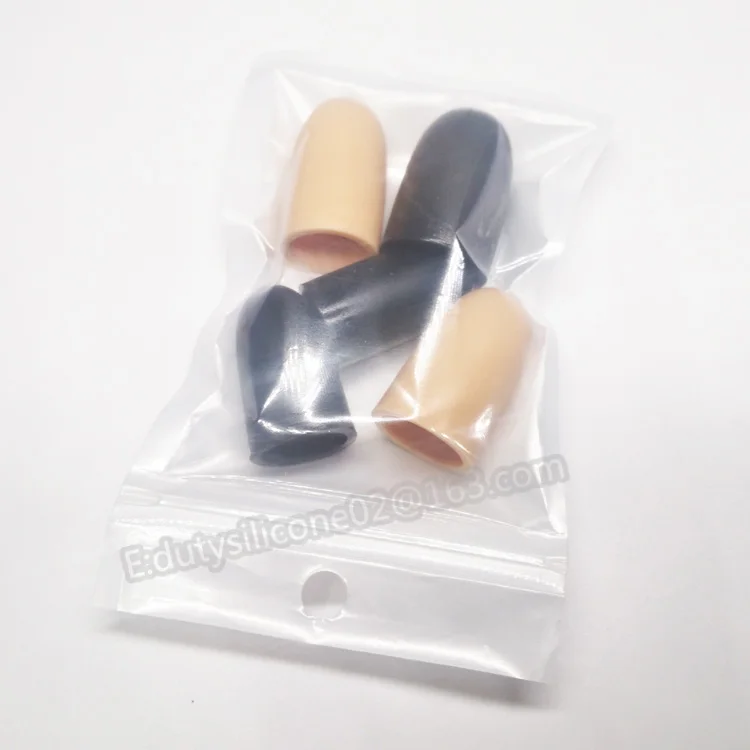 Thick Silicone Rubber Finger Protectors For Trigger Finger Splint - Buy ...