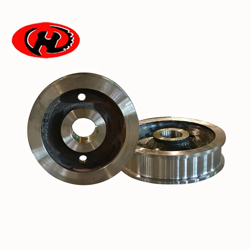 Çift flanşlı vinç rayı tekerlekleri dövme çelik LD tekerlek mili ile ...