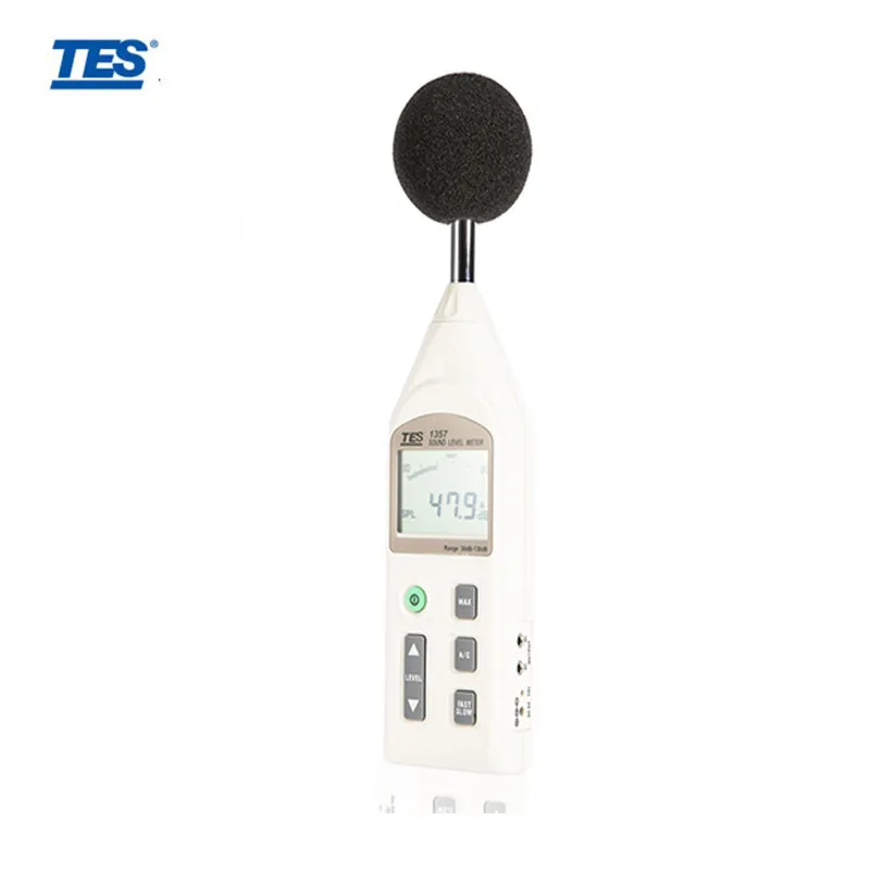 Tes-1357 Portable Digital Sound Level Meter 30db To 130dbd Test - Buy ...