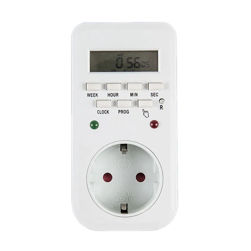 Etg-65a Germany 7 Days Weekly Programmable Automatic Digital Timer Plug Sockets Switches For ...