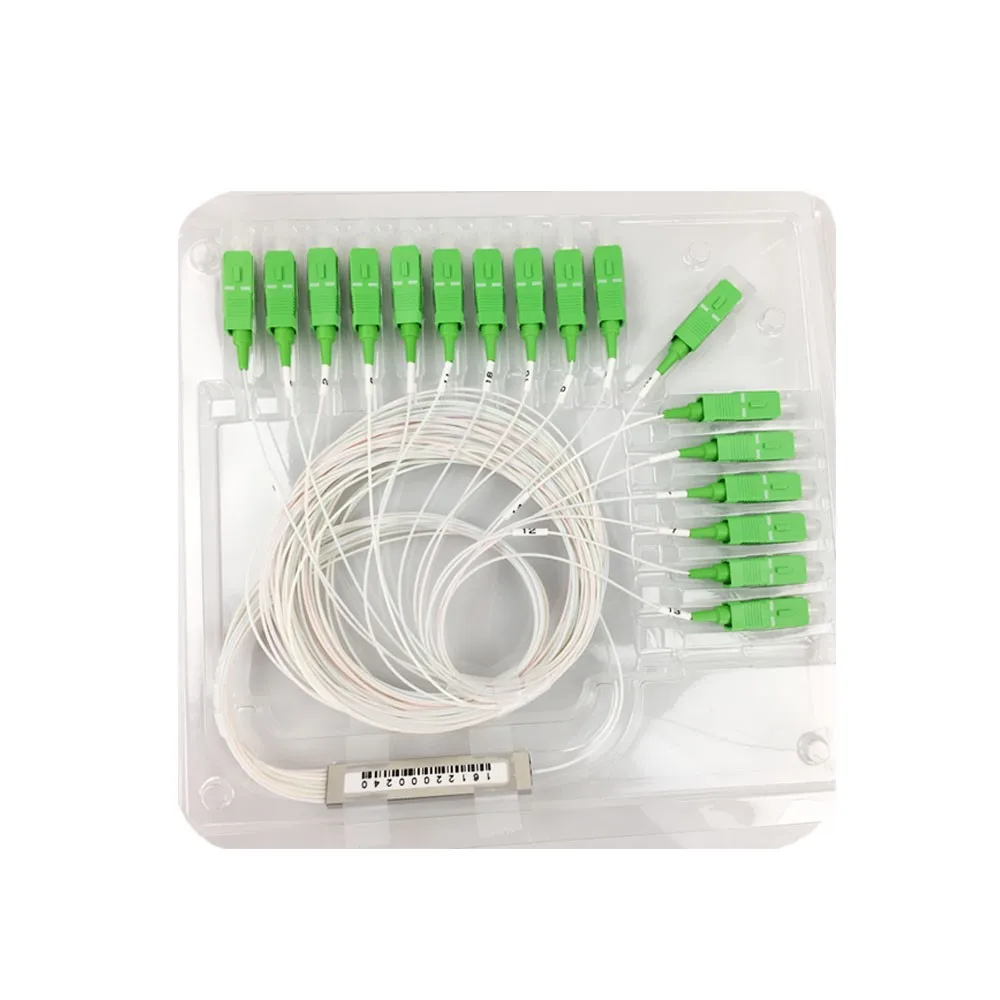 High Quality 1x8 Sc/apc Sm Mm 9/125 Fiber Optic Mini Plc Splitter Sc ...