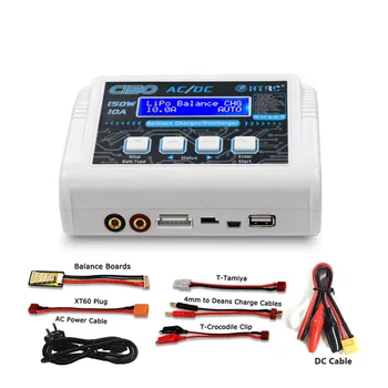 Htrc C150 Ac/dc 150 W 10a Rc 스마트 배터리 Life Lilon Nicd Nimh Pb 배터리 방전기 ...