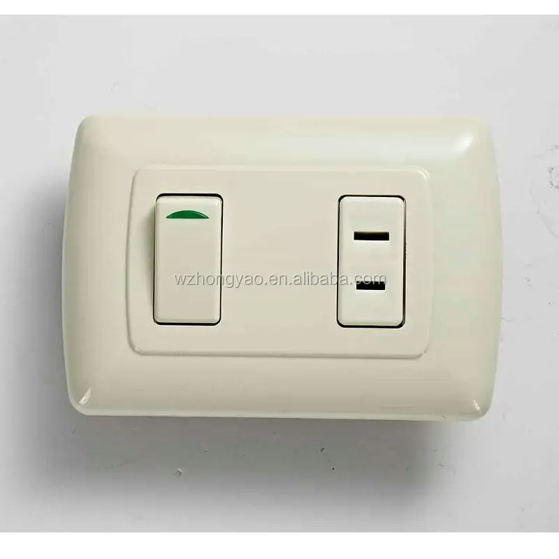 Hot Sale Mexico 2 Pin Wall Socket Outlet With Switch - Buy Switch With ...