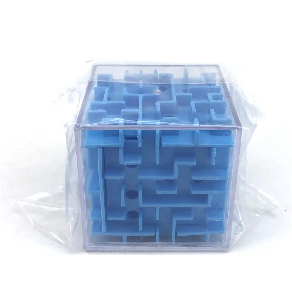 5.5cm Square Education Gravity Transparent Plastic Children's Play 3d ...
