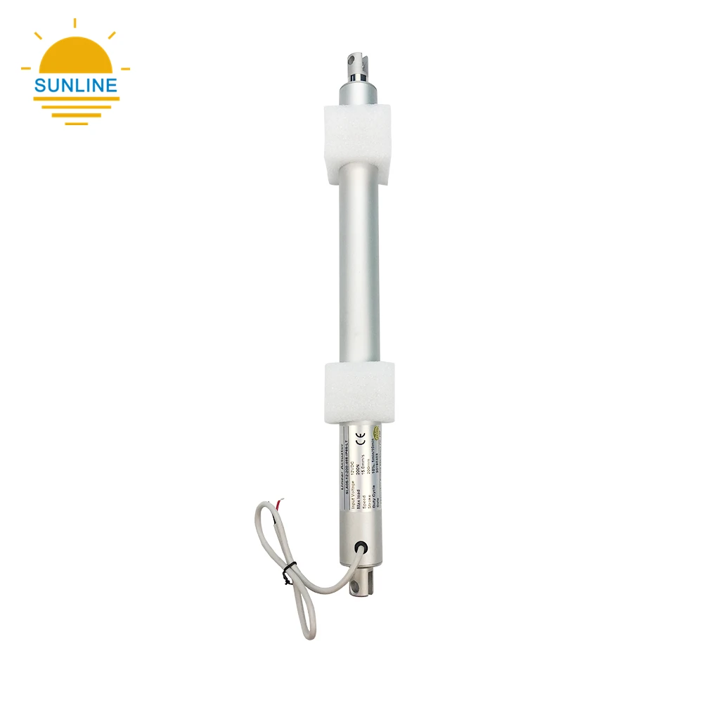 12v Linear Solenoid Actuator Load Force 200n Speed 15mm/s Stroke 200mm ...