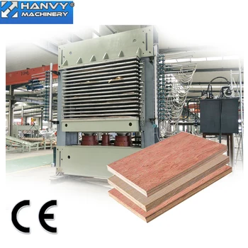 Hydraulic Hot Presses Machine For Plywood Mdf Particle Board - Buy ...