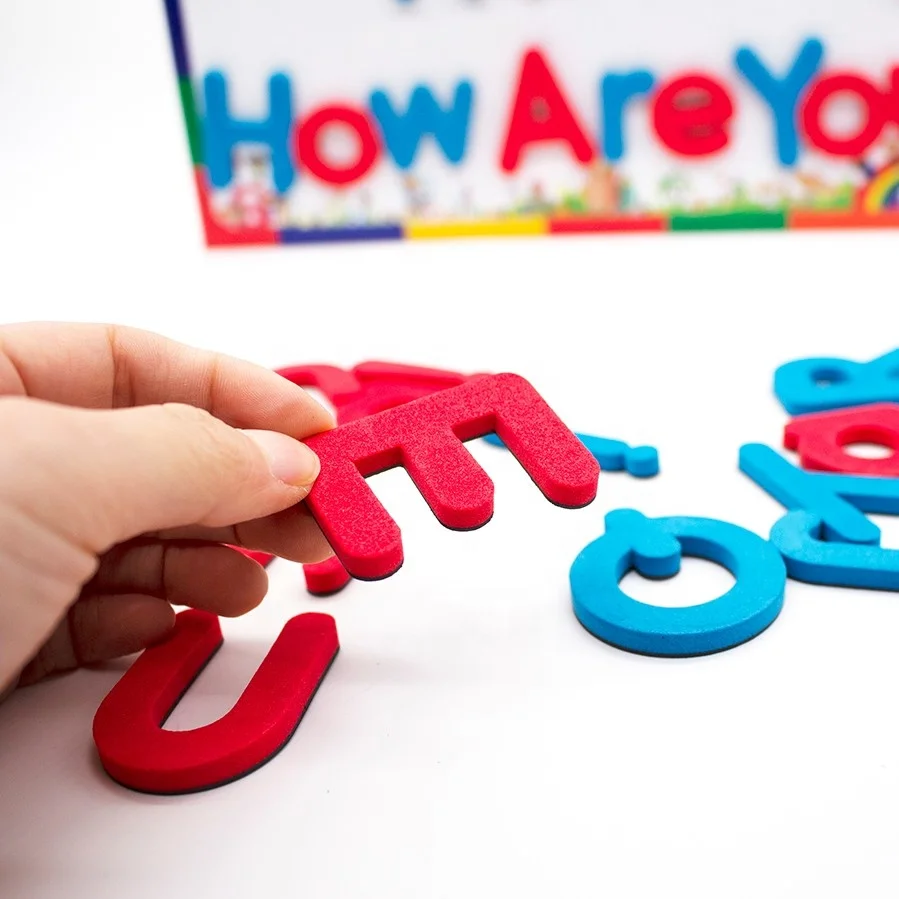 Custom Multiple Languages Eva Letter Magnet Alphabet Magnetic Foam ...