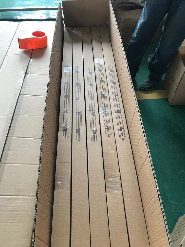 2ft Fluorescent Waterproof Linear Led Light Fixture Plastic Cover For ...