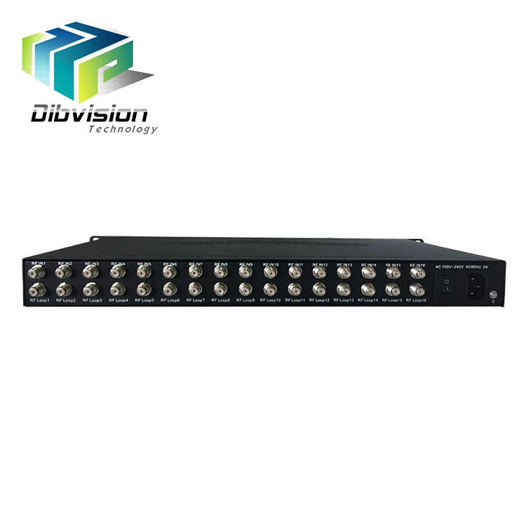 500 canales DVB-T2 multiplexor con 16 TLC sintonizador rf ip ...