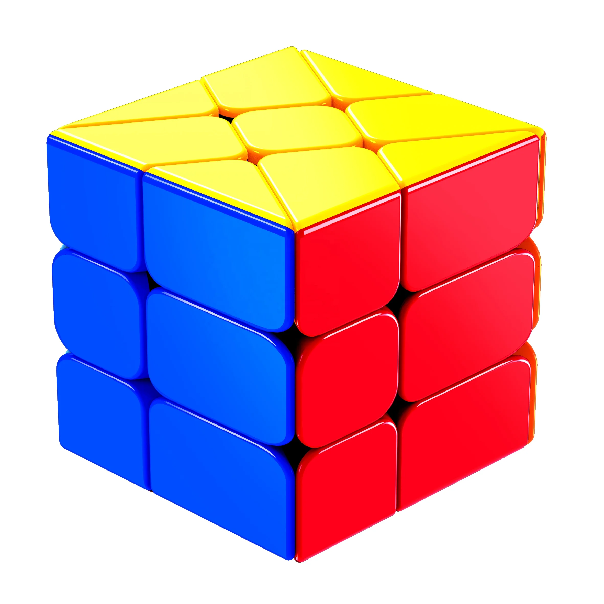 Intelligent 5.7cm Level 3 Abs Plastic Fanxin Folding Cube Toy For Kids ...