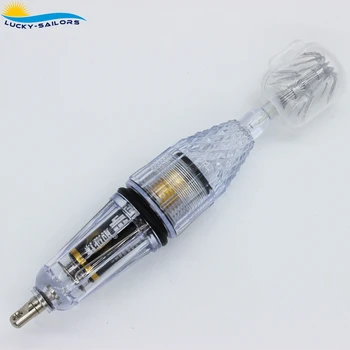 12cm Led Flashing Fishing Squid Light With Hook,Lure Squid Bait ...