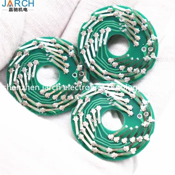 Mini Pcb Slpring Flat Hollow Turntable Slip Ring - Buy Turntable Slip ...