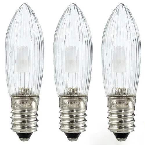 C6 E10 LED candlelight bulb 10-55V, 0.2W Christmas candle bridge ...