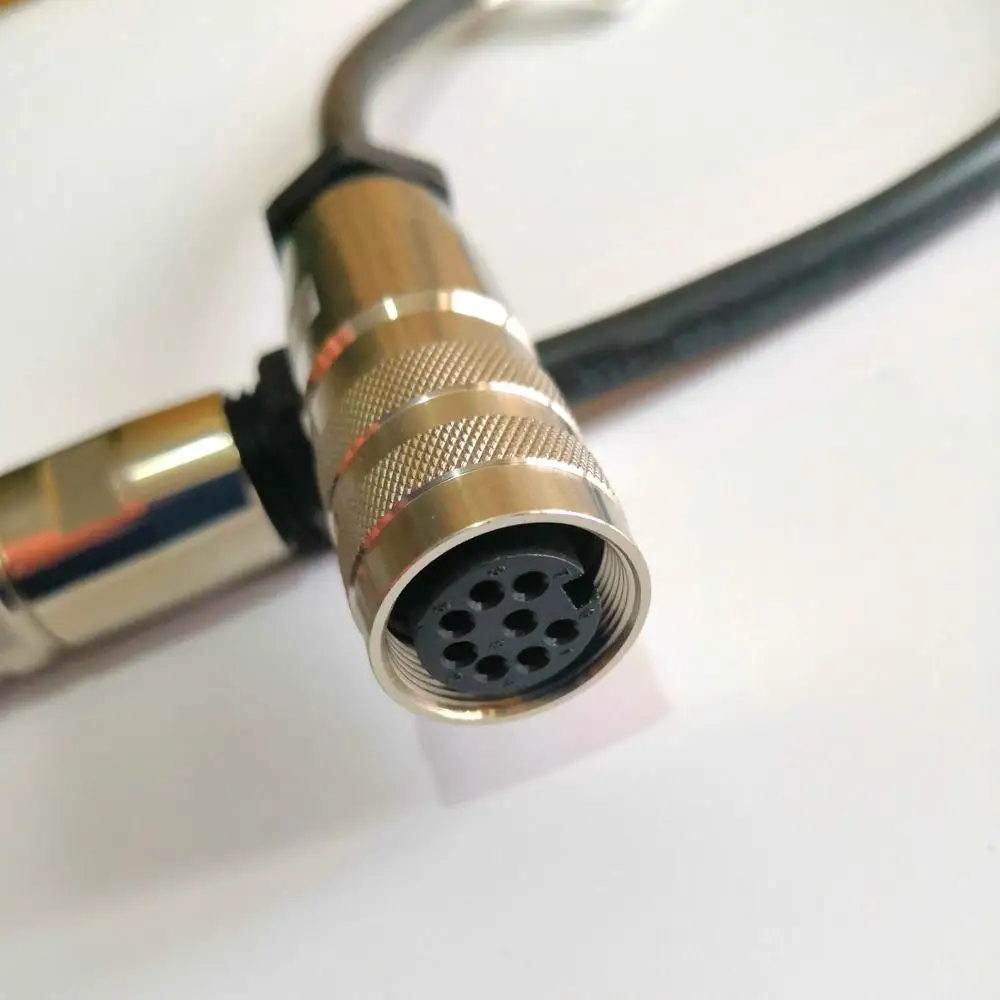 AISG kabel komunikasi, 1.2m, D9M + D9(PS)(W), cc4p0.5 Pb (S),RC8SF(S)-I ...