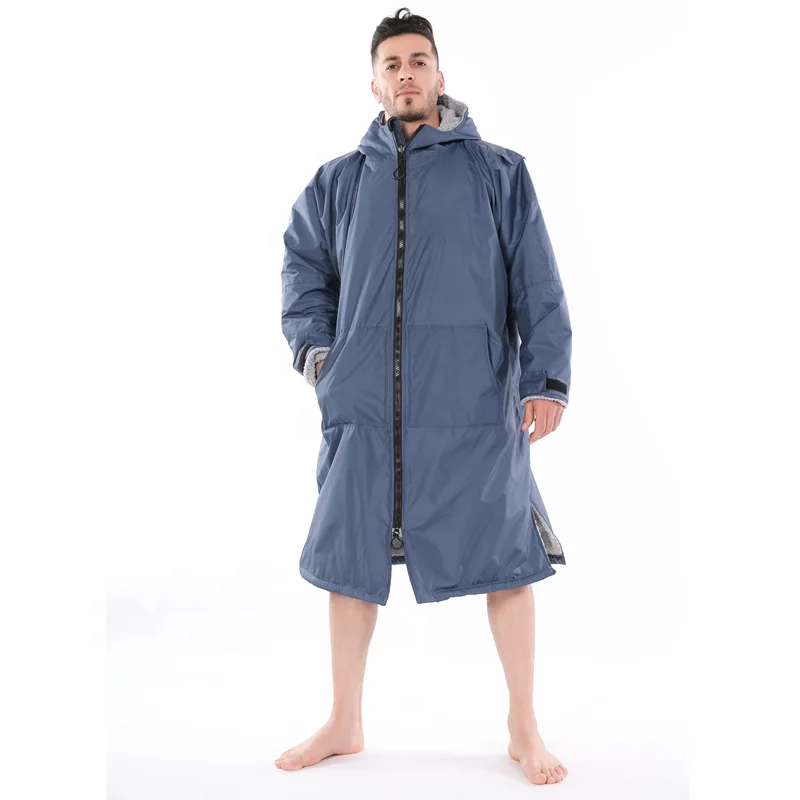 2019 Trendy Waterproof Surf Poncho Long Sleeve Dry Chang Robe With Warm ...