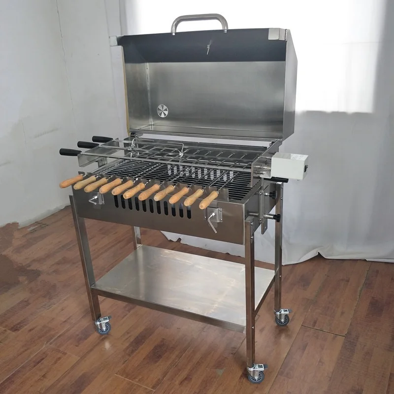 Auto Rotating Skewer Grill Outdoor Grill with Rotating Skewers| Alibaba.com
