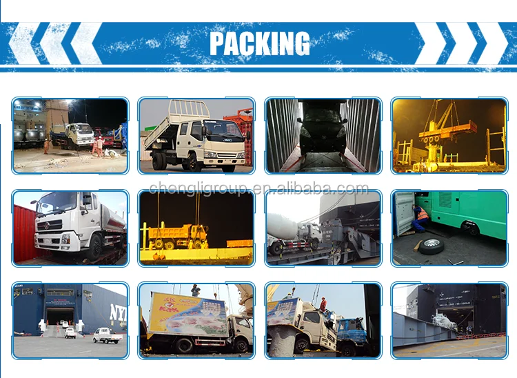 Reinforced 10ton Cargo Truck With Rear Hydraulic Ladder/ Flatbed Truck ...