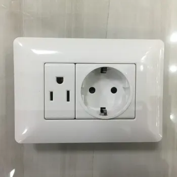 European Standard German Electrical Wall Socket And 3 Pin Wall Outlet ...