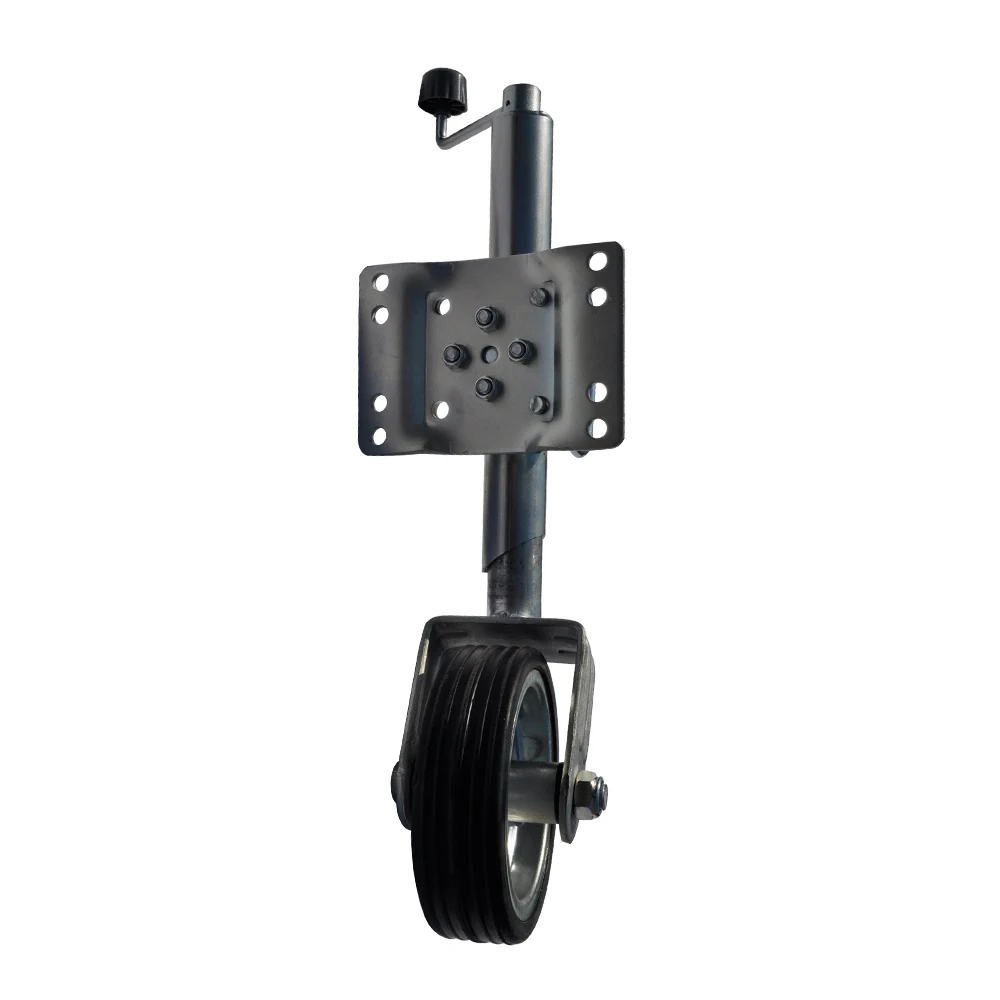 Trailer Spare Parts Jockey Wheel Trailer Jack With Rubber Wheel,Trailer ...