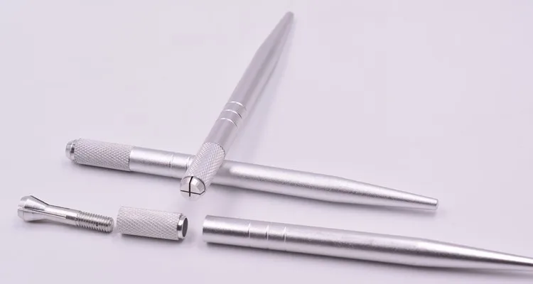 Sandblasting Process Made Silver Tebori Microblading Pen For Micro ...