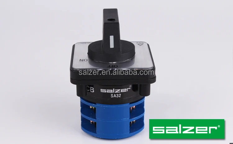 Salzer ON-OFF Cam Switch 32A SA32 3pole - TUV CE CB Approved