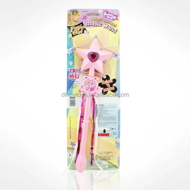 Pretend Play Toys Beauty Play Set - Light-up Star Magic Wand Toy for Girl