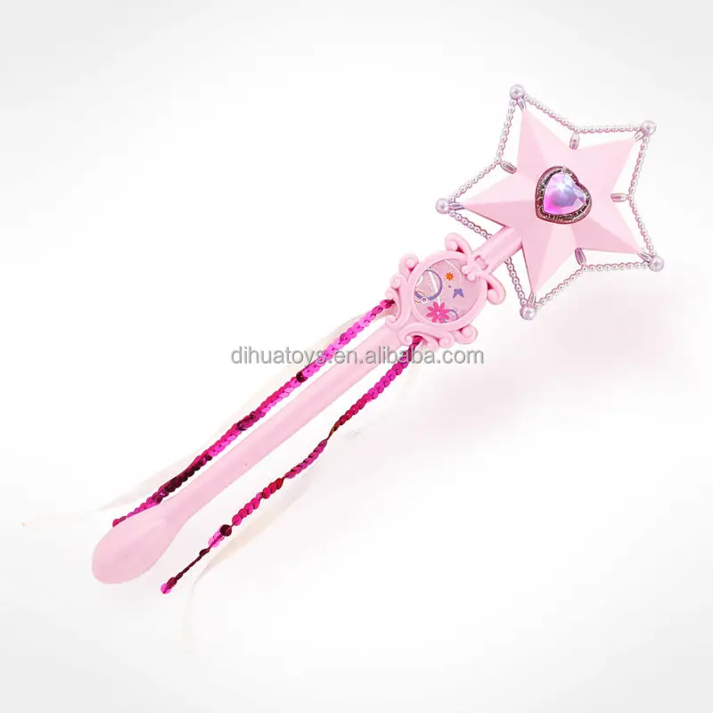 Pretend Play Toys Beauty Play Set - Light-up Star Magic Wand Toy for Girl