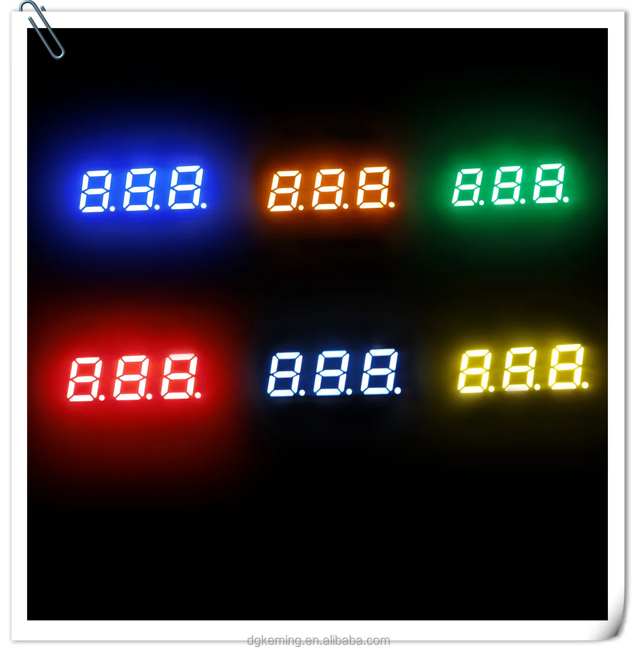 3 Digits LED 7 Segment Display - Bright, Versatile, and Durable