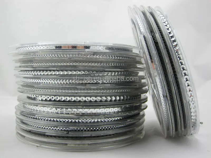 Hot Fix Sequins Roll Spangle Sequin Roll Motif Sequins Back With Glue ...