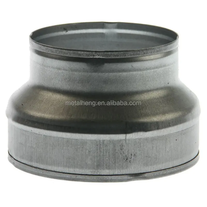 Pressed Male Circular Reducer with Rubber Gaskets for Spiro Duct