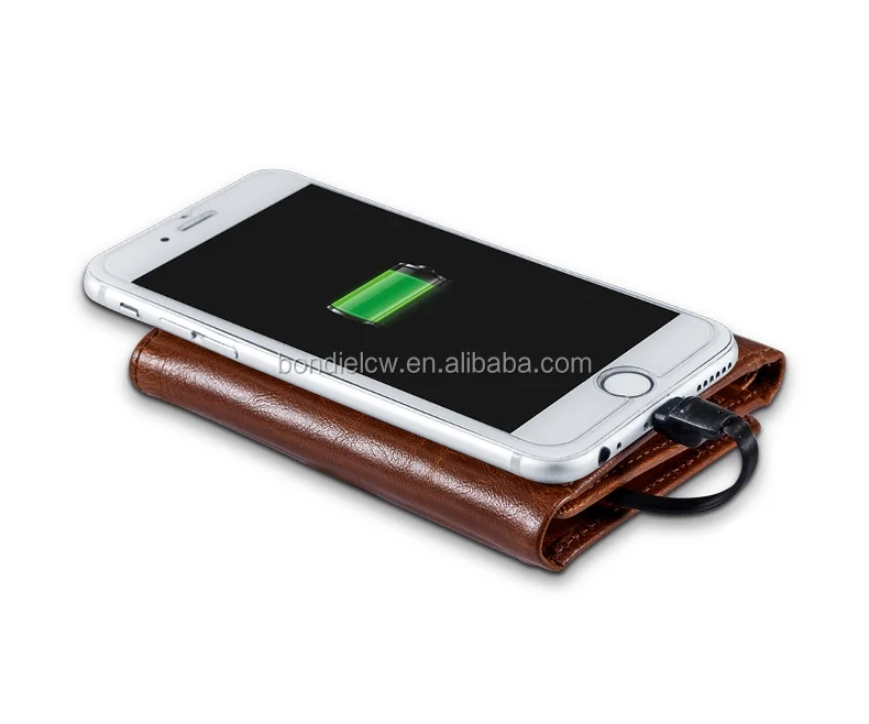 Popular Portable Wallet Charger Wireless Power Bank Wallet - Buy ...