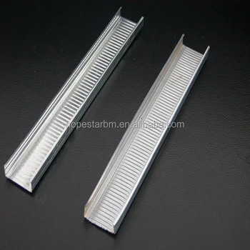 Gypsum Board Ceiling Main Channel 38*12mm/galvanized Furring Channel ...