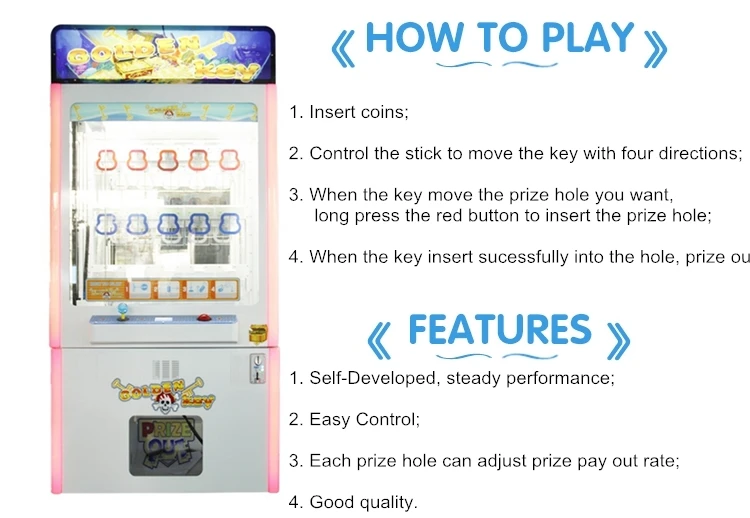 Neofuns Key Master - High Quality Coin Operated Prize Machine