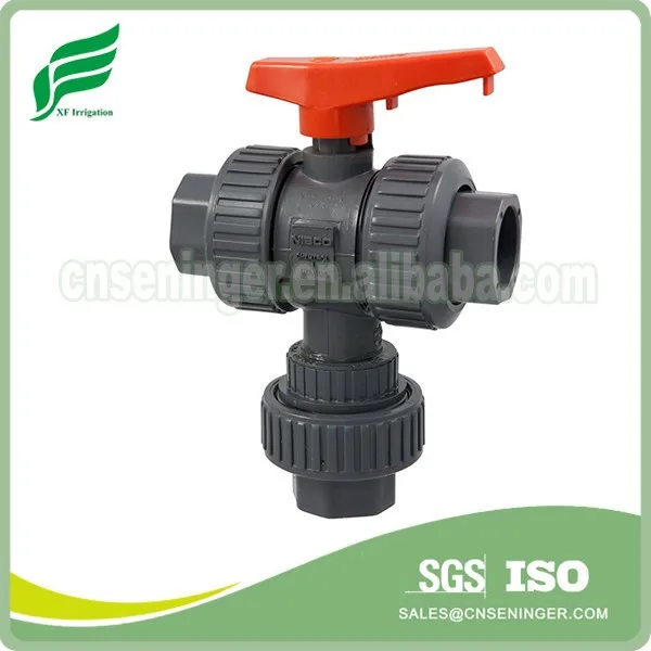 3 Way Ball Valve Pvc - Buy Pvc 3 Way Ball Valve,3 Way Valve Pvc,3 Union ...