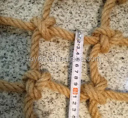 Jute Mesh Climbing Net for Plant Support - Biodegradable