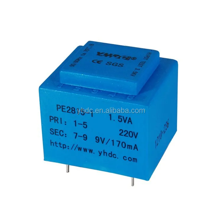230v To 12v Pcb Mount Encapsulated Ac Transformer - Buy 230v To 12v Pcb ...