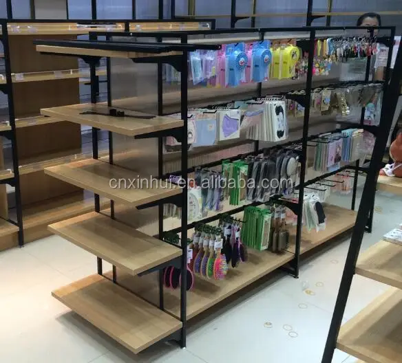 Supermarket Wood Gondola Shelving,Retail Shop Design Gondola Shelf ...