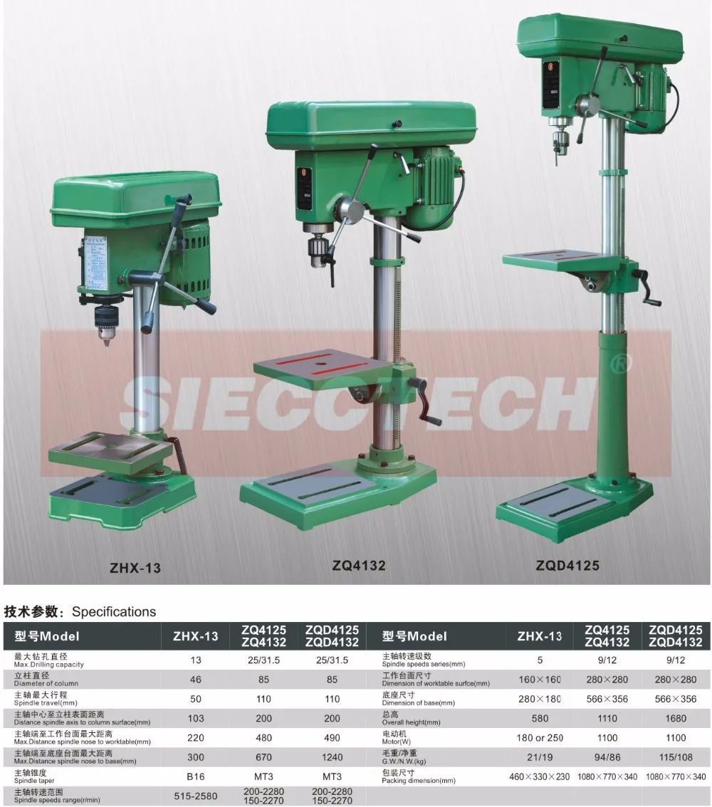 10 Inci. Bench Meja Mesin Bor Zj4116 Mini Bor Tekan - Buy Otomatis ...