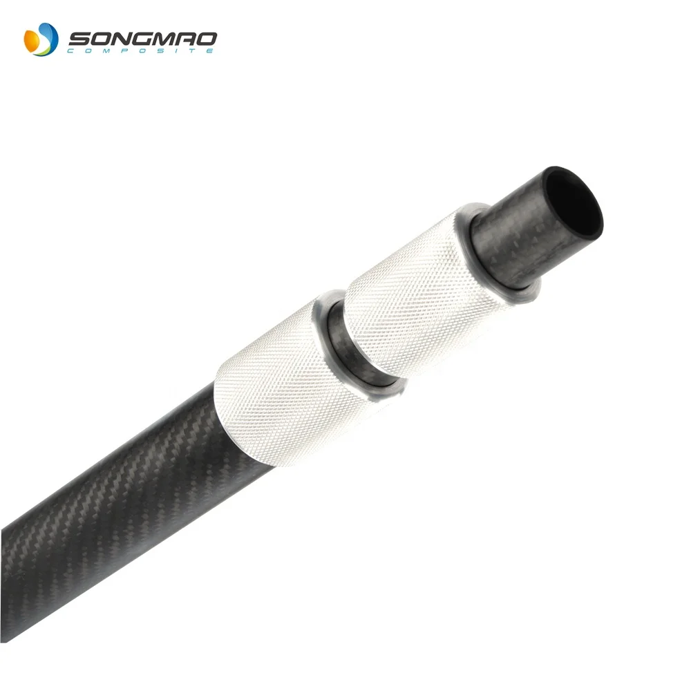 6m 8m 10m 20m Telescopic Pole Locking Mechanisms Carbon Fiber ...