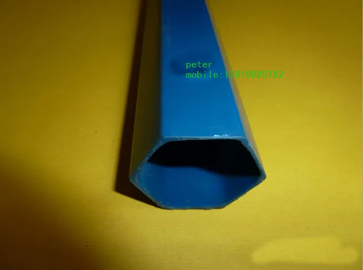 Hexagon HDPE PVC ABS Tube Pipe - Custom Sizes & Shapes