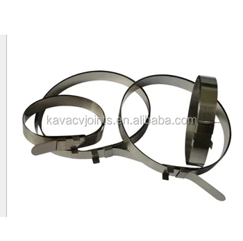 1x Universal Cv & Tie Rod Boot Clamp 25-120mm Stainless Steel Crimp ...