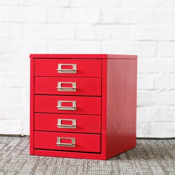 Metal Desk Organizer Desktop A4 Paper Storage Drawer Cabinet 5 Drawers ...