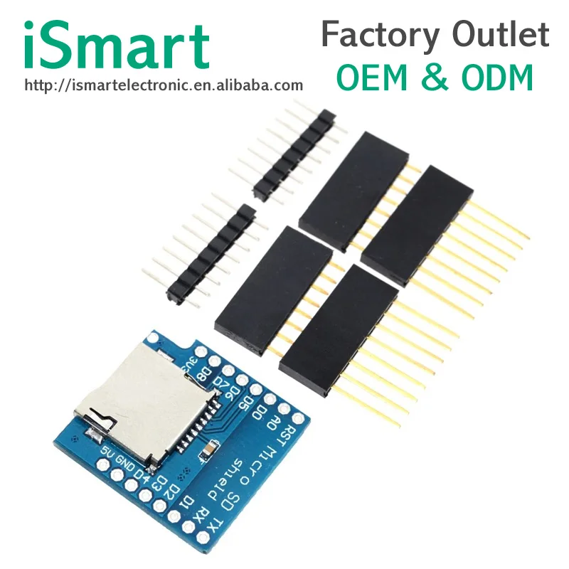 Micro SD Card Shield for WeMos D1 mini TF WiFi ESP8266 Writing module ...